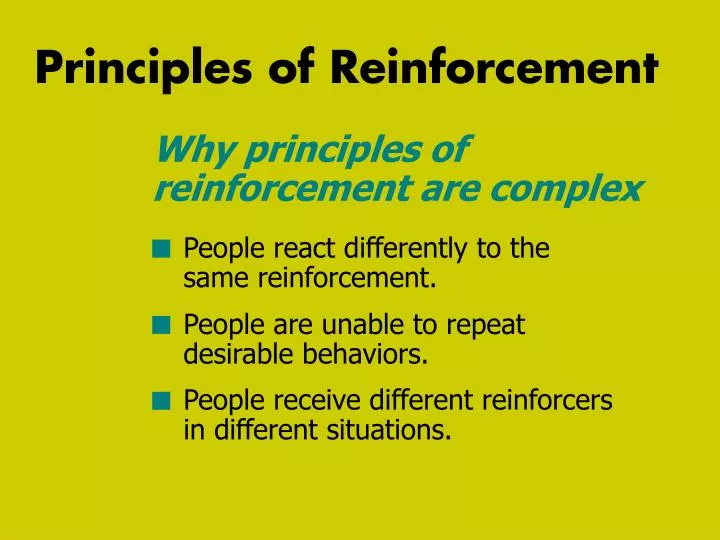 PPT - Principles of Reinforcement PowerPoint Presentation, free ...