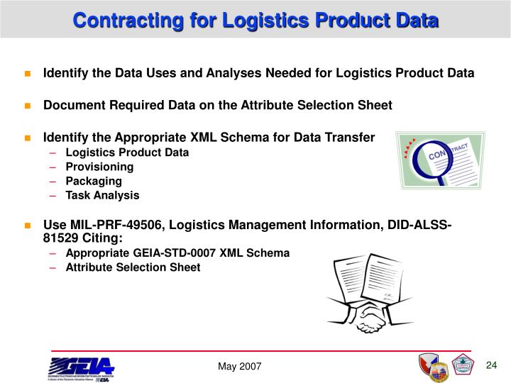 PPT - Introduction to GEIA-STD-0007 Logistics Product Data PowerPoint ...