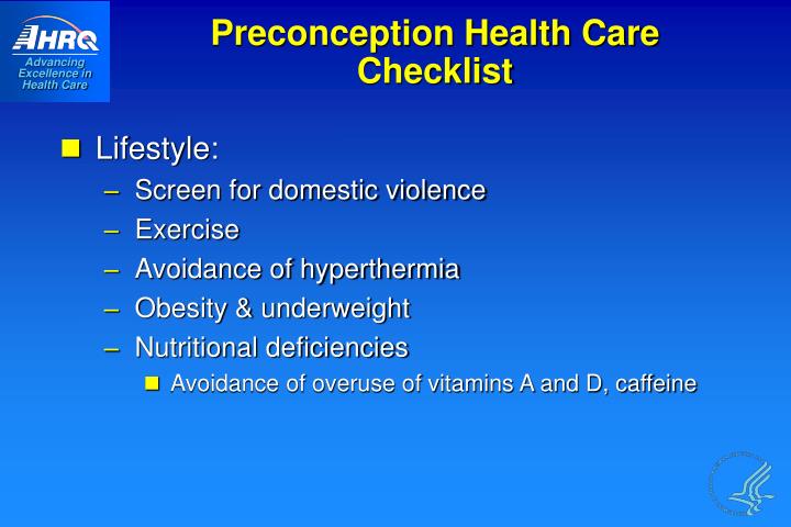 PPT - Disparities in Preconception Health Care: An Overview PowerPoint ...