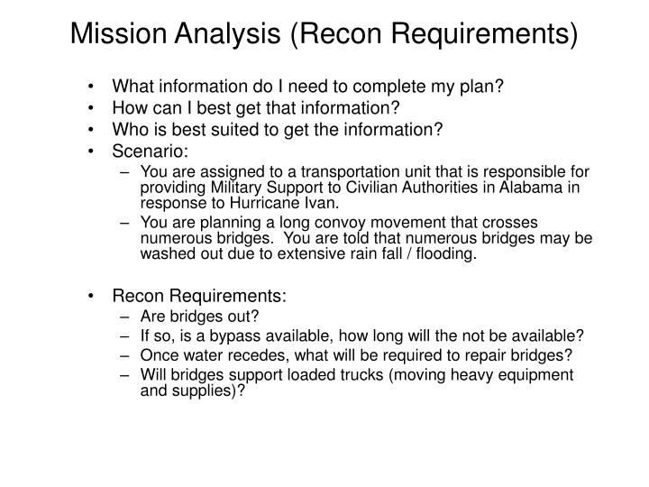 PPT - MDMP Class (Military Decision Making Process) PowerPoint ...