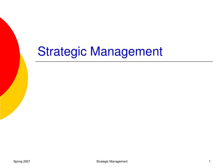 PPT - Strategic Management PowerPoint Presentation, free download - ID ...