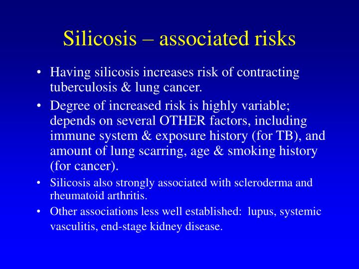 PPT - Silicosis: Medical Aspects PowerPoint Presentation - ID:178112