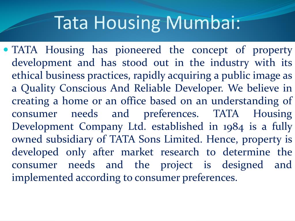 PPT - Kalyan Property Builder TATA Housing -91-9999684166 TATA New ...