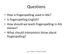 PPT - Fingerspelling in American Sign Language PowerPoint Presentation ...