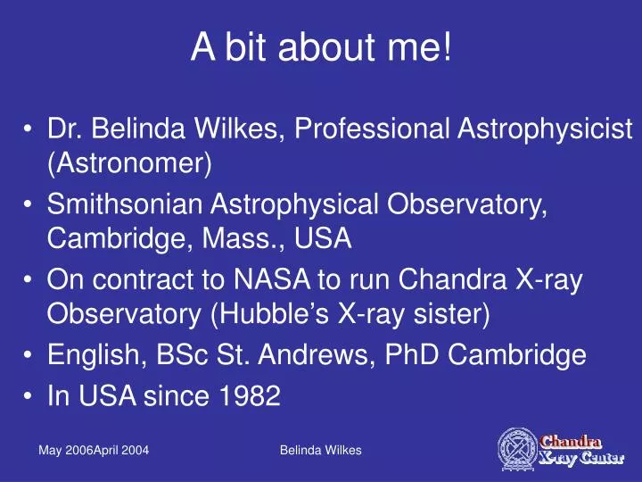 PPT - A bit about me! PowerPoint Presentation, free download - ID:179092