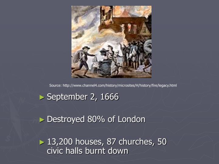PPT - The Great Fire of London - 1666 PowerPoint Presentation - ID:180180