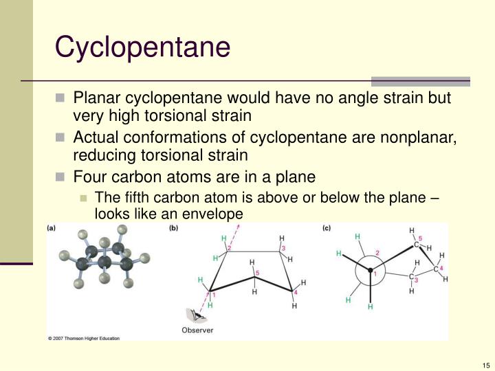 PPT - 4. Organic Compounds: Cycloalkanes and their Stereochemistry ...
