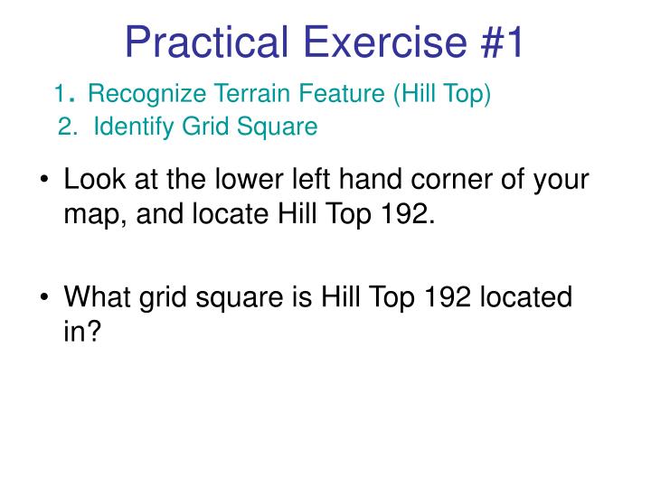 PPT - Tenino Map Practical Application PowerPoint Presentation - ID:182958