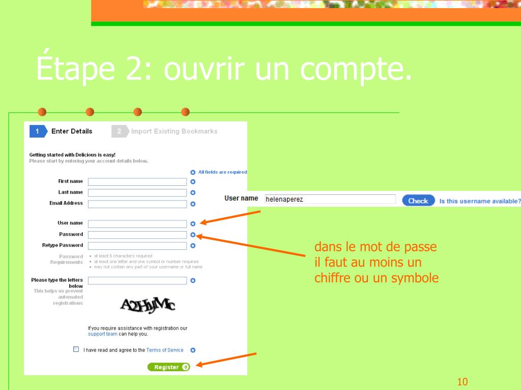 PPT - Cr??er un compte sur delicious PowerPoint Presentation, free ... PPT - Cr??er un compte sur delicious PowerPoint Presentation, free ...
