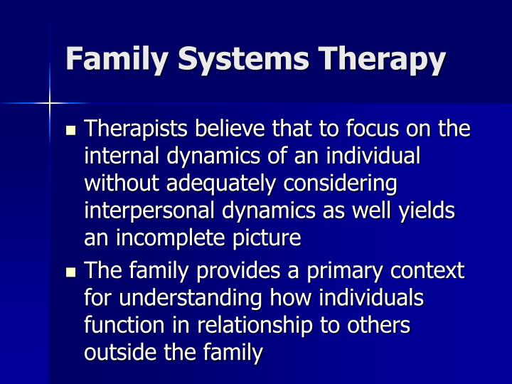PPT - Family Systems Therapy PowerPoint Presentation - ID:185683
