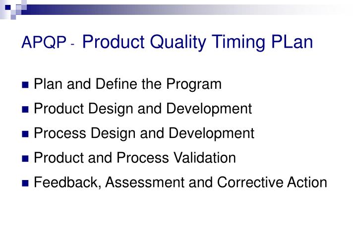 PPT - APQP - CP - QFD PowerPoint Presentation - ID:187077