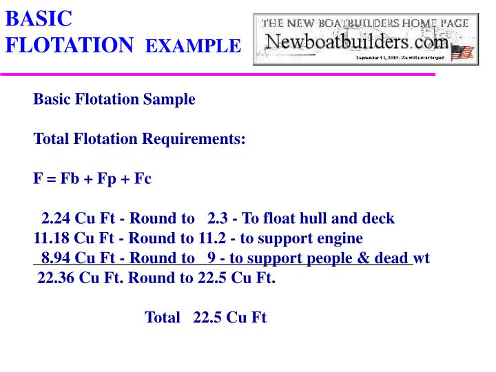 PPT - Flotation Requirements for Recreational Boats PowerPoint ...