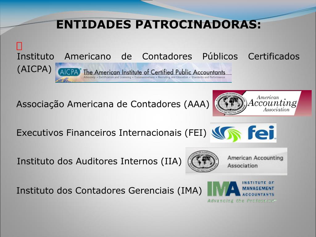 PPT - Os Componentes do Controle Interno: Modelo COSO Maria Salete ...
