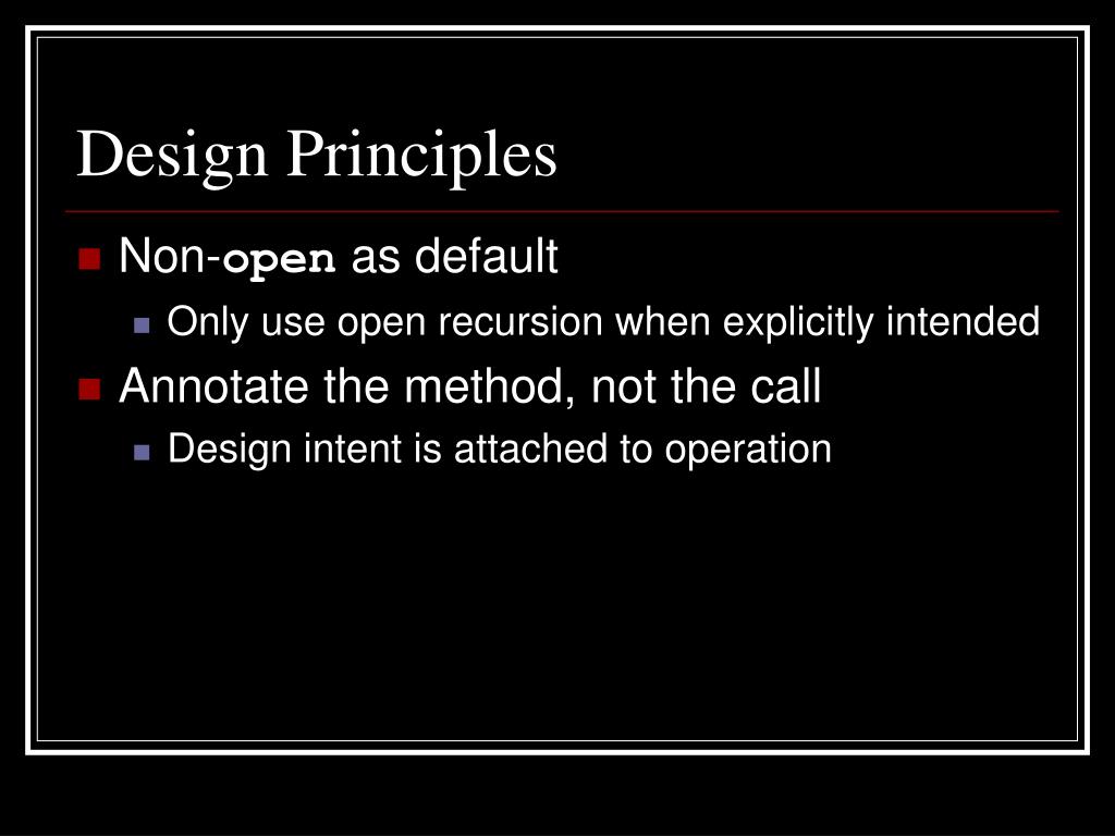 Ppt Selective Open Recursion Modular Reasoning About Components And Inheritance Powerpoint