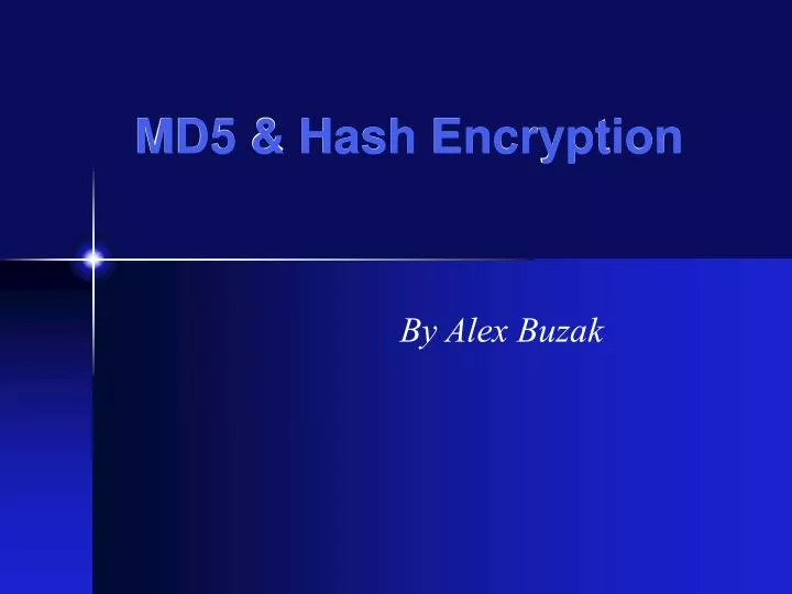 PPT - MD5 & Hash Encryption PowerPoint Presentation, free download - ID ...
