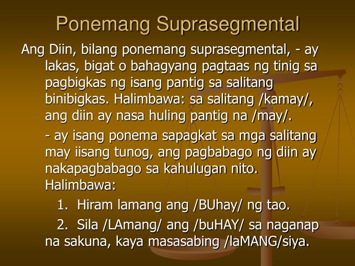 PPT - Ponema sa Filipino PowerPoint Presentation - ID:189302