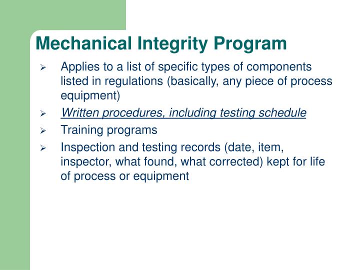 PPT - Process Safety Management & Risk Management Planning Overview ...