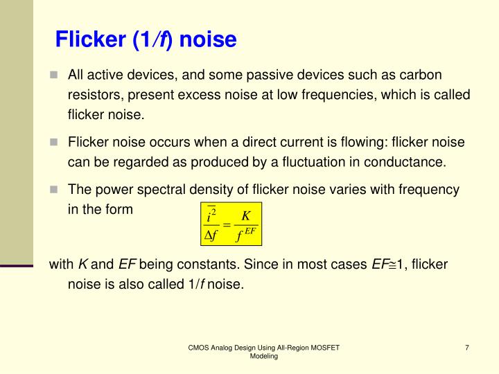 PPT - CMOS Analog Design Using All-region MOSFET Modeling PowerPoint ...