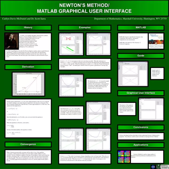 PPT - NEWTON’S METHOD/ MATLAB GRAPHICAL USER INTERFACE PowerPoint ...