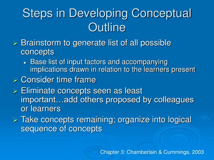 PPT - Curriculum Development and Concept Organization PowerPoint ...