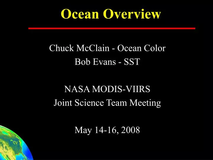 PPT - Ocean Overview PowerPoint Presentation, free download - ID:195414