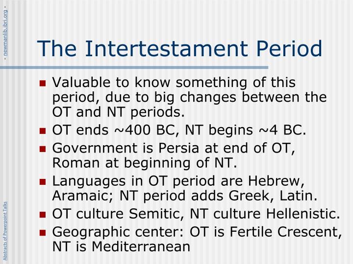 PPT - Jewish Background to the New Testament PowerPoint Presentation ...