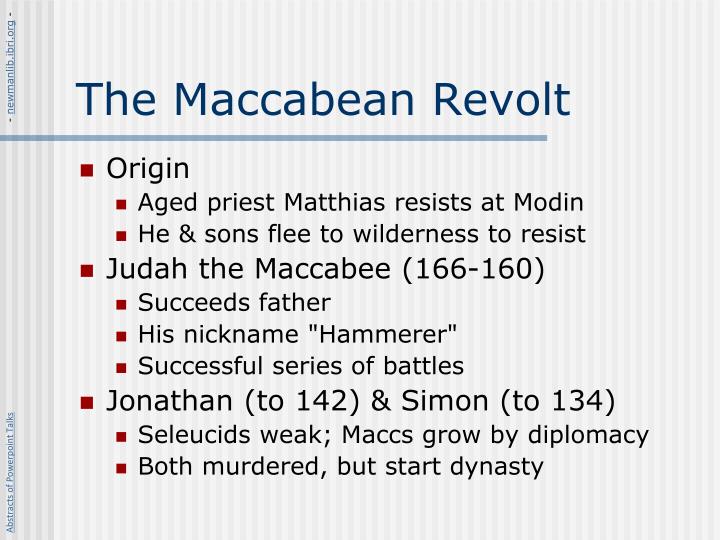 PPT - Jewish Background to the New Testament PowerPoint Presentation ...