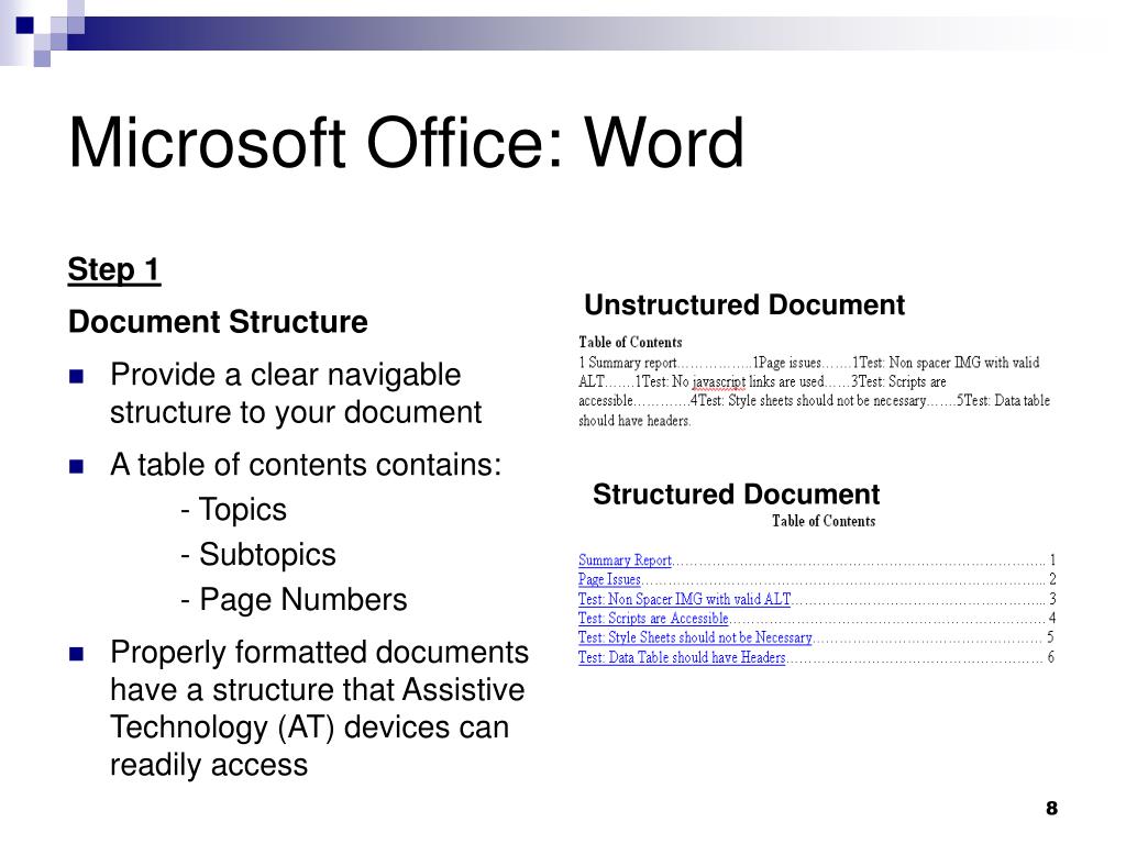 PPT - Creating Section 508 Compliant Documents & Presentations ... PPT - Creating Section 508 Compliant Documents & Presentations ...
