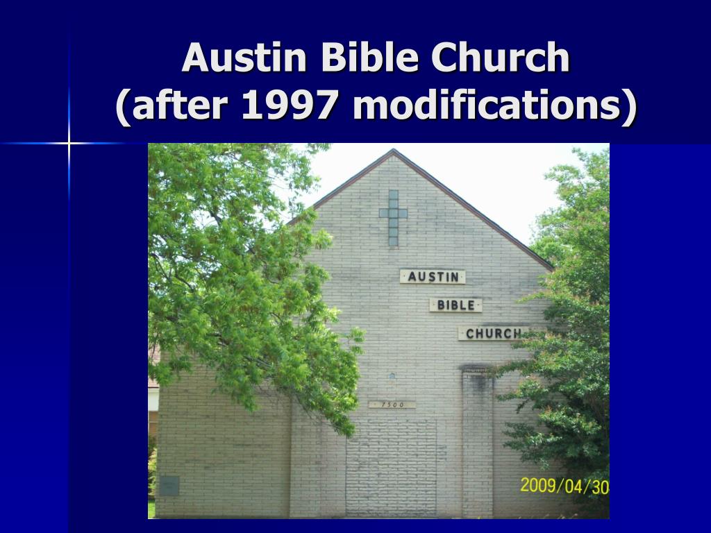 PPT - Brief History of Church Property 7500 Woodrow Ave. & 1504 Aggie ...