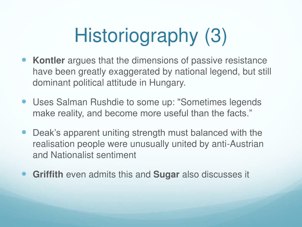 PPT - The History of Hungarian Passive Resistance 1849-67 PowerPoint ...