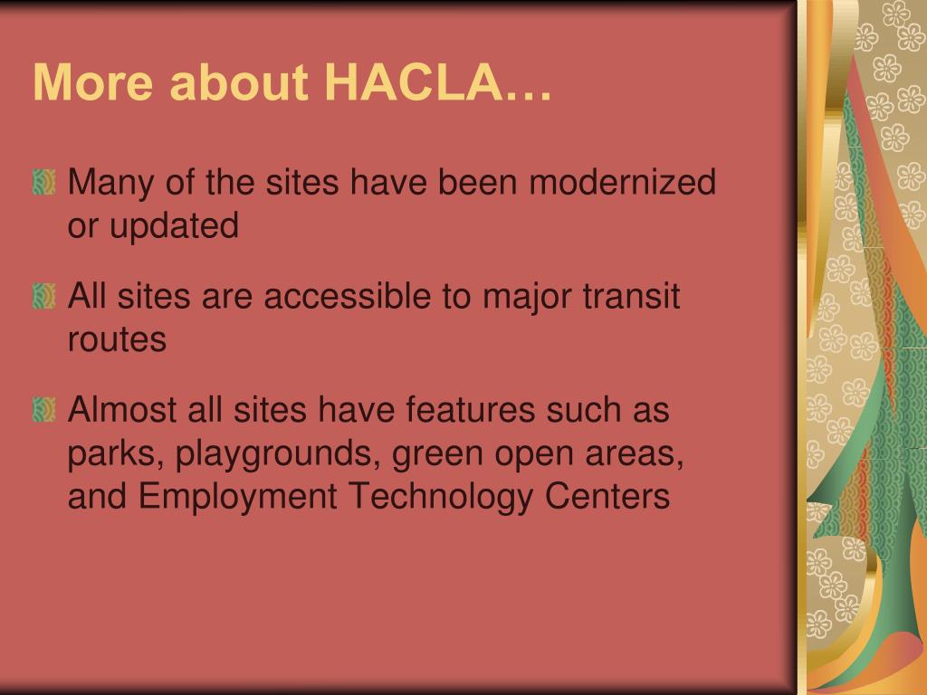 PPT - Housing Authority of the City of Los Angeles PowerPoint ...