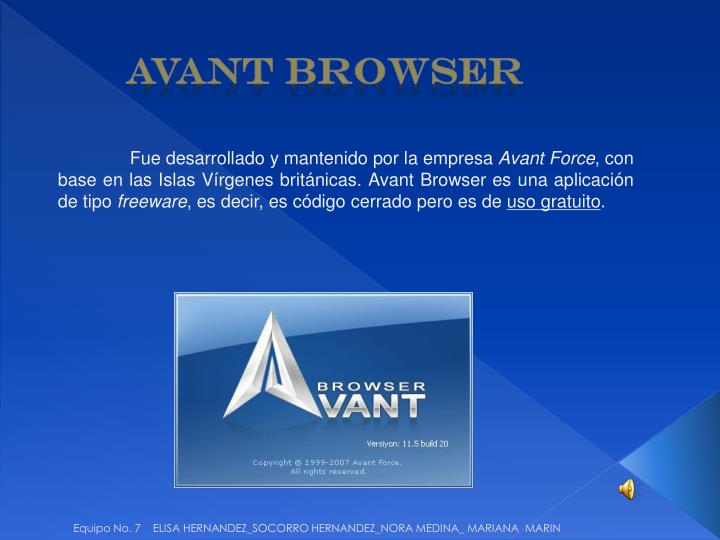 PPT - AVANT BROWSER PowerPoint Presentation, free download - ID:200598
