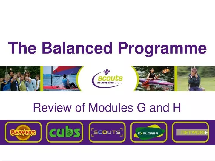 PPT - The Balanced Programme PowerPoint Presentation, free download ...