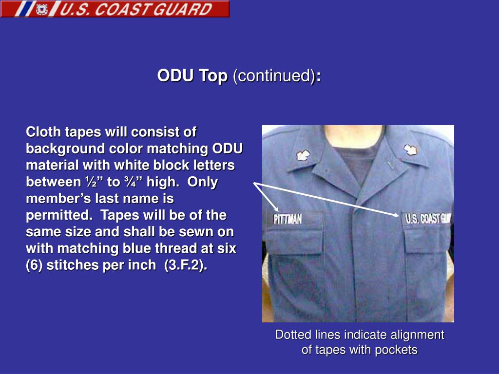 PPT - How to Properly Wear the Operational Dress Uniform (ODU) By LCDR ...