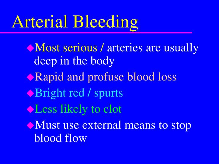PPT - Bleeding And Wounds PowerPoint Presentation - ID:204029
