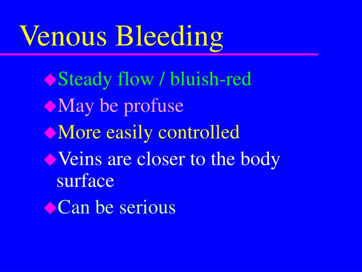 PPT - Bleeding And Wounds PowerPoint Presentation - ID:204029