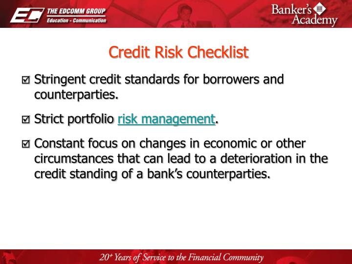 PPT - Risk Management in Banking PowerPoint Presentation - ID:204413