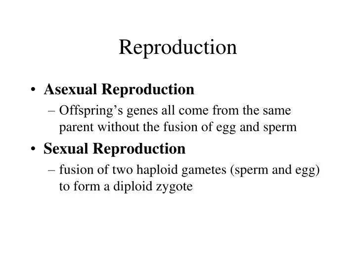 PPT - Reproduction PowerPoint Presentation, free download - ID:204858
