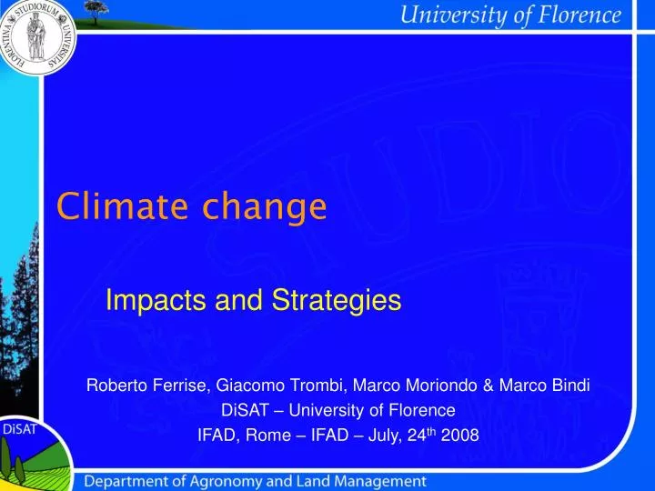 PPT - Climate change PowerPoint Presentation, free download - ID:205568