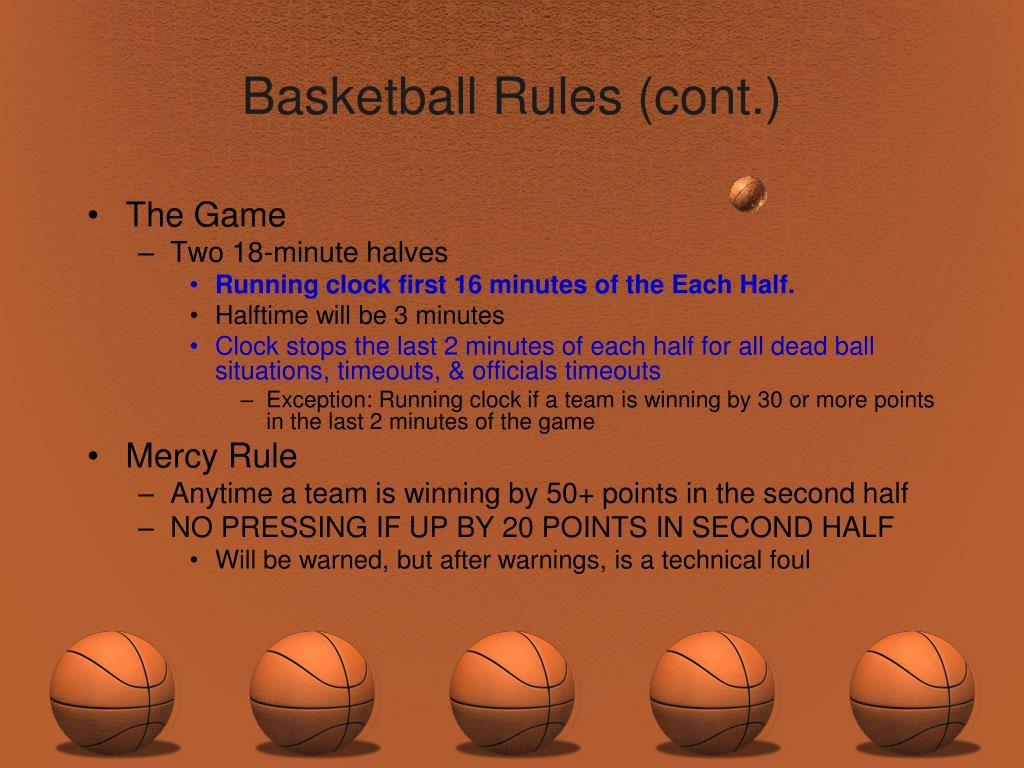 PPT Basketball Rules Session PowerPoint Presentation Free Download