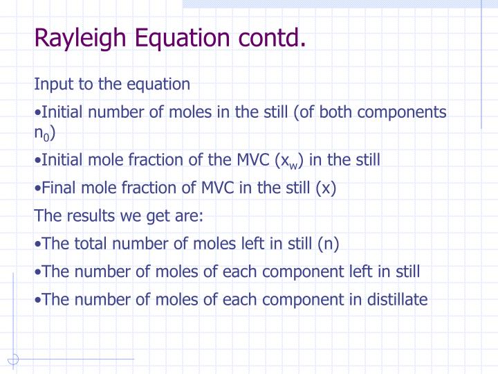 PPT - Batch Distillation PowerPoint Presentation - ID:207834