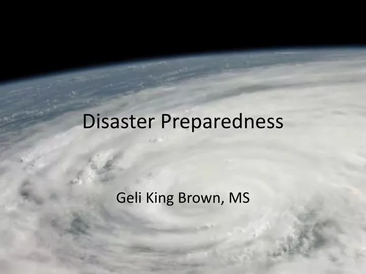 PPT - Disaster Preparedness PowerPoint Presentation, free download - ID ...