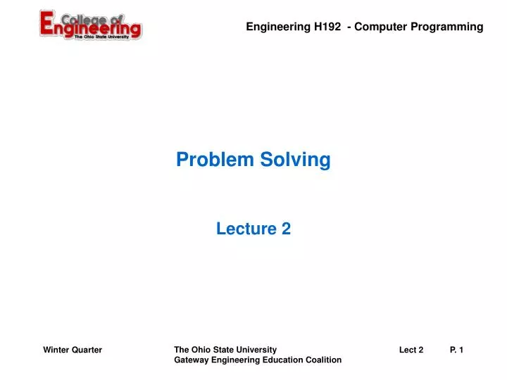 PPT - Problem Solving PowerPoint Presentation, free download - ID:208846
