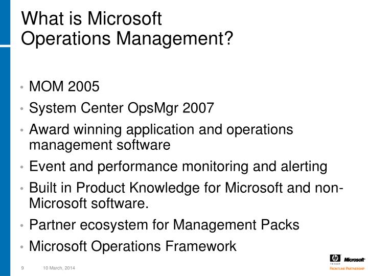 PPT - Microsoft Operations Management & ITIL PowerPoint Presentation ...