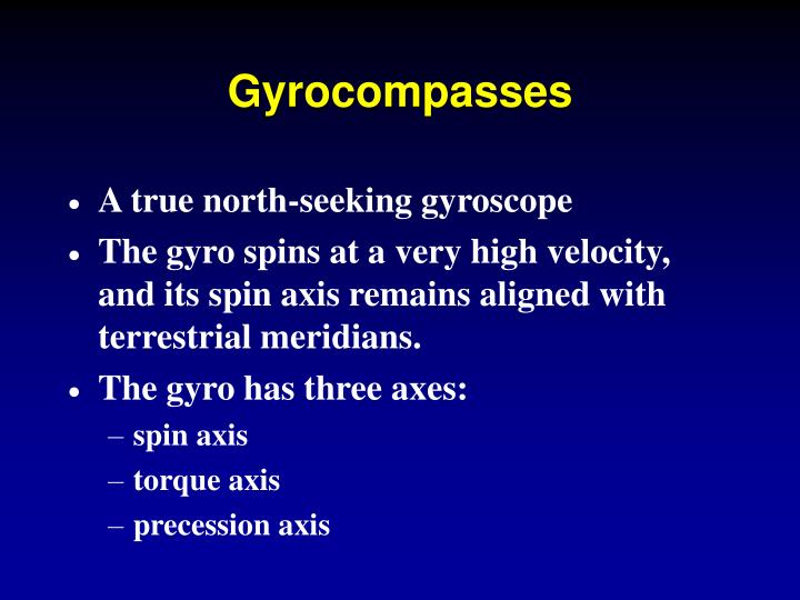 PPT - Lesson 6: Magnetic and Gyrocompasses PowerPoint Presentation - ID ...