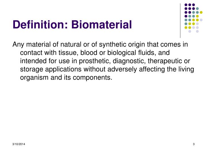 PPT - BIOEN 5301: Introduction to Modern Biomaterials PowerPoint ...