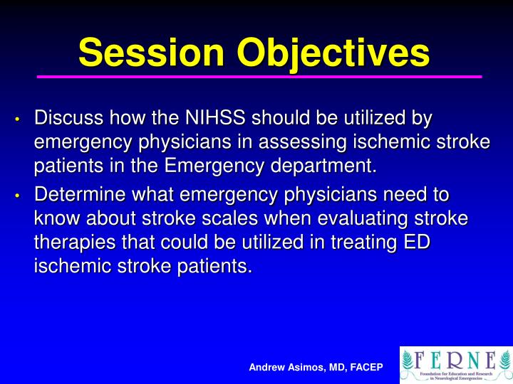 Ppt Stroke Patient And Stroke Therapies Assessment Ed Nihss And Stroke