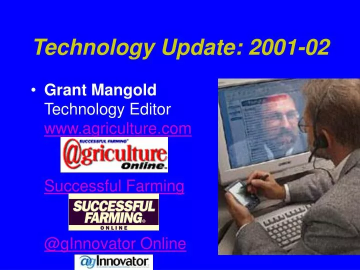 PPT - Technology Update: 2001-02 PowerPoint Presentation, free download ...