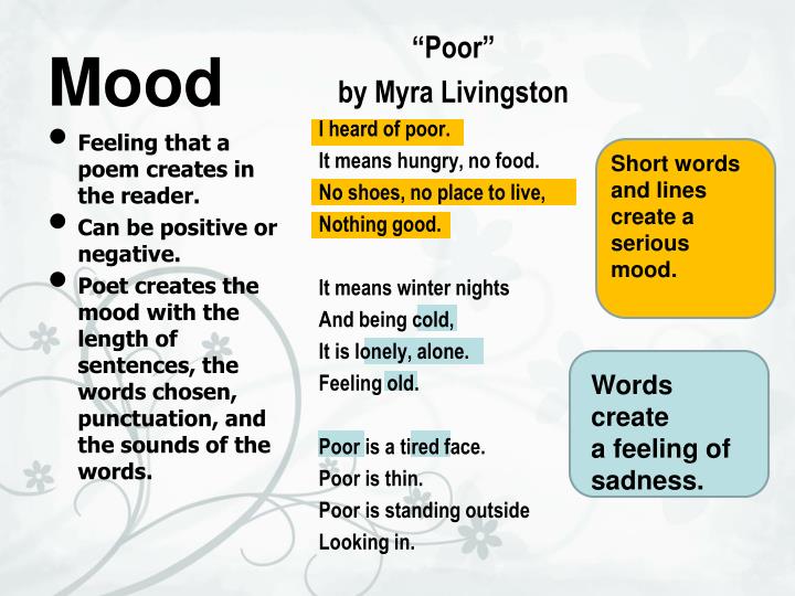 PPT - Elements of Poetry PowerPoint Presentation - ID:211511