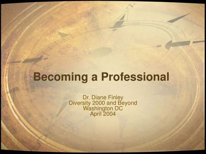 PPT - Becoming a Professional PowerPoint Presentation, free download ...